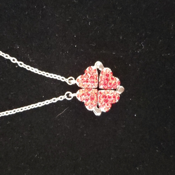 Unk | Jewelry | Faux Ruby And Faux Sapphire Necklace | Poshmark